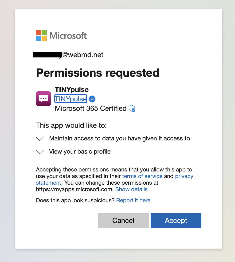 Single Sign-On via the "Sign in with Google / Microsoft" Buttons (for Admins) – TINYpulse