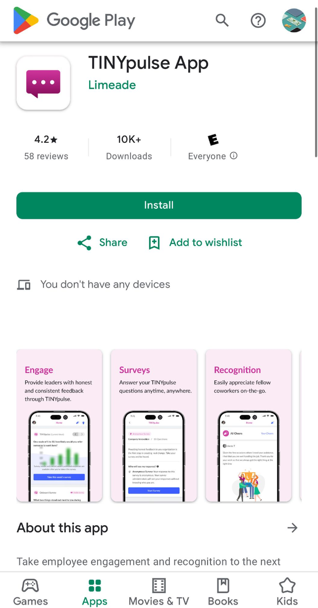Download the TINYpulse Mobile App – TINYpulse